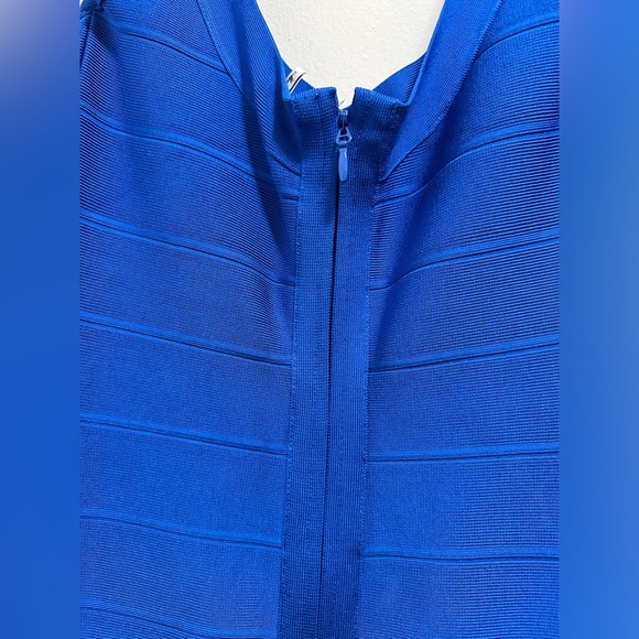 Herve Leger | Dresses | Nwt Herve Leger Paris Royal Blue Bandage Maxi ...